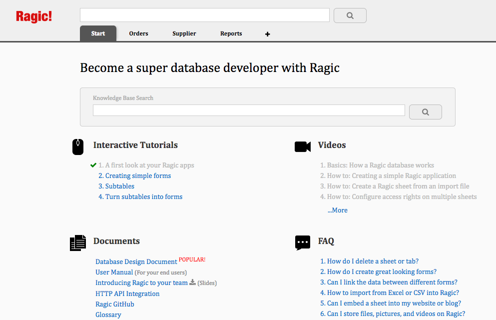 Customer Support Options