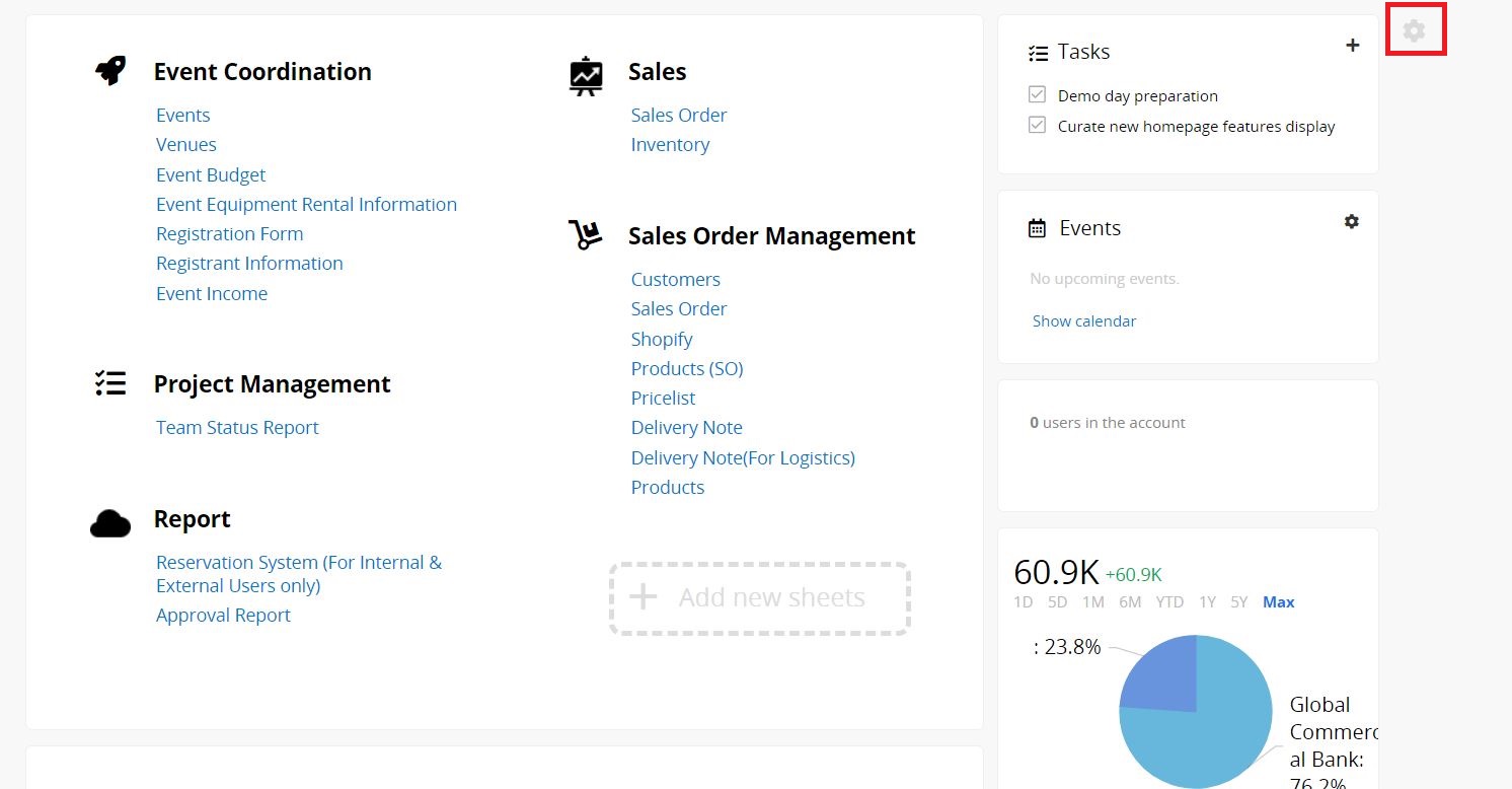 Customizing Your Database Home