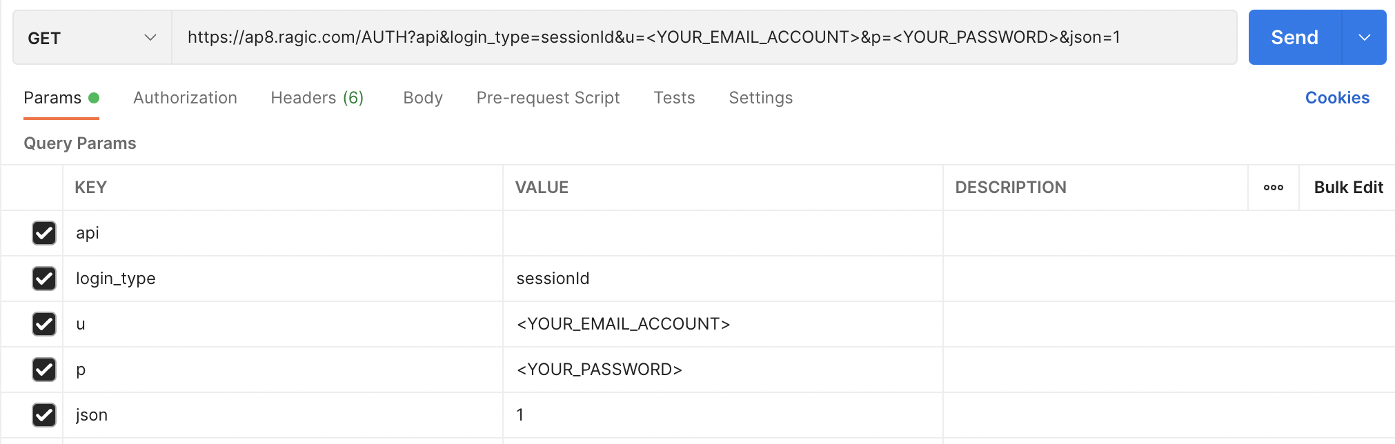 Password authentication
