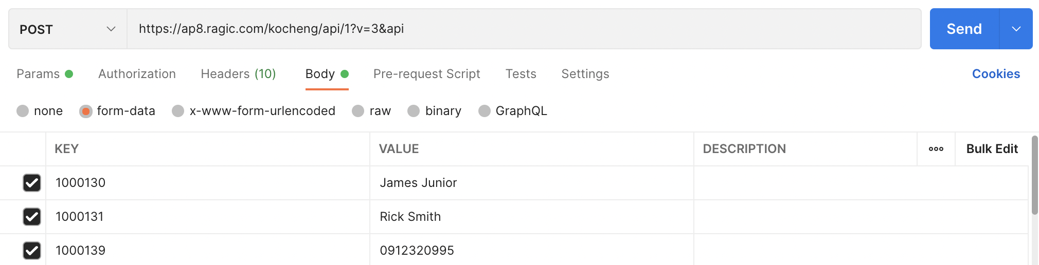 Ragic API developer guide