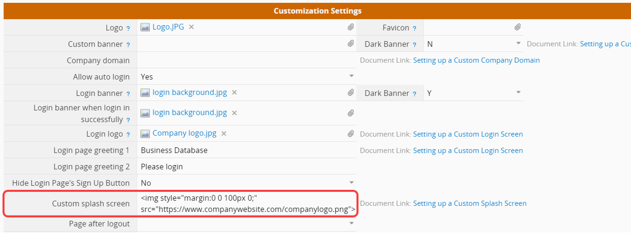 Customizing Ragic for Your Company (Company Settings)