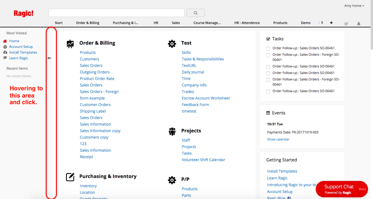Ragic database design document